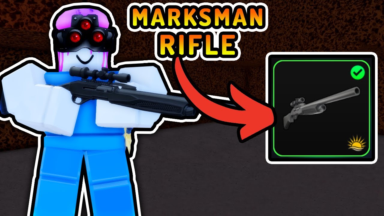 SHOWCASING The MARKSMAN RIFLE In Roblox FLAG WARS! - YouTube