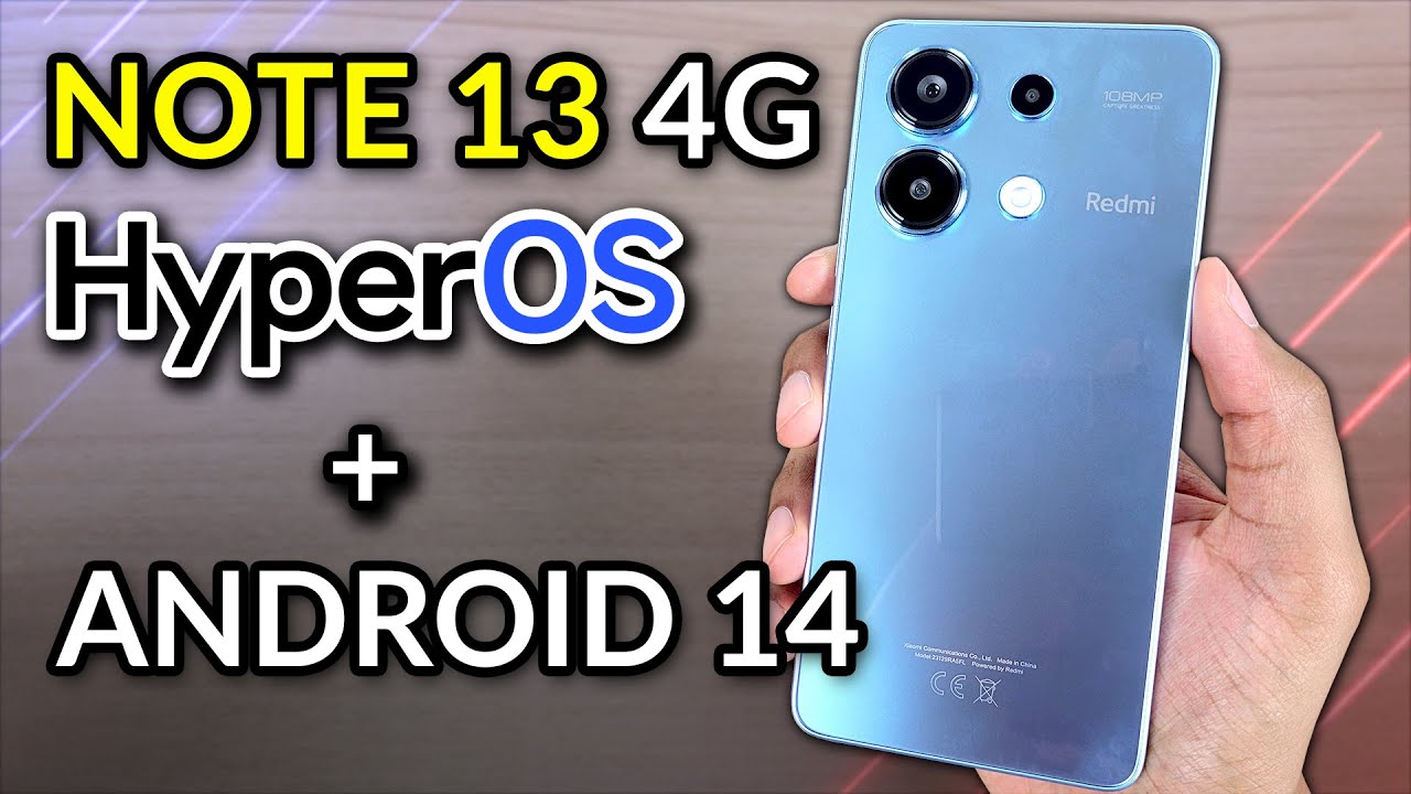 HyperOS + Android 14 Chegou ao REDMI NOTE 13 4G - YouTube