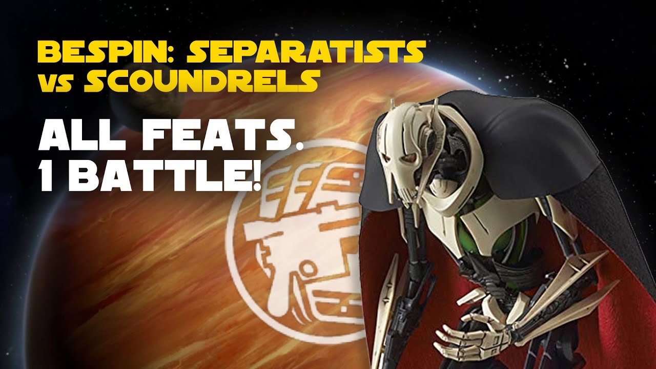 Bespin: Separatists vs Scoundrels Galactic Challenge | SWGOH GC X - YouTube