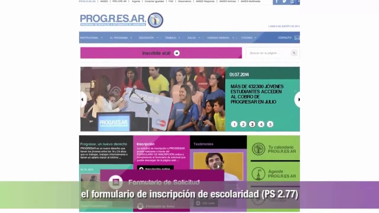 Cómo inscribirte en PROGRESAR - YouTube