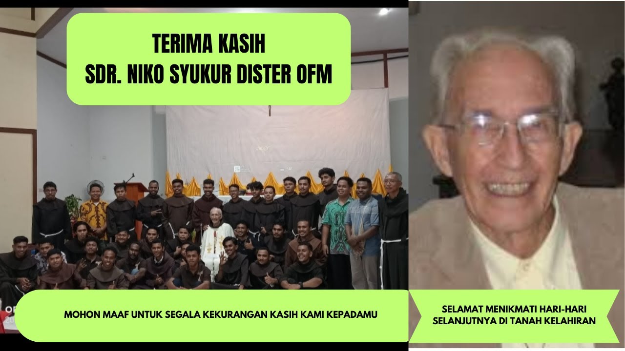 TERIMA KASIH SDR. NIKO SYUKUR DISTER UNTUK SEMUA KASIH DI TANAH PAPUA ...