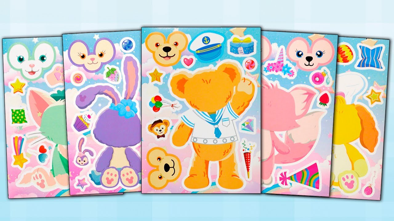 DUFFY AND FRIENDS STICKER BOOK DECORATION | DUFFY BEAR, LINABELL ...