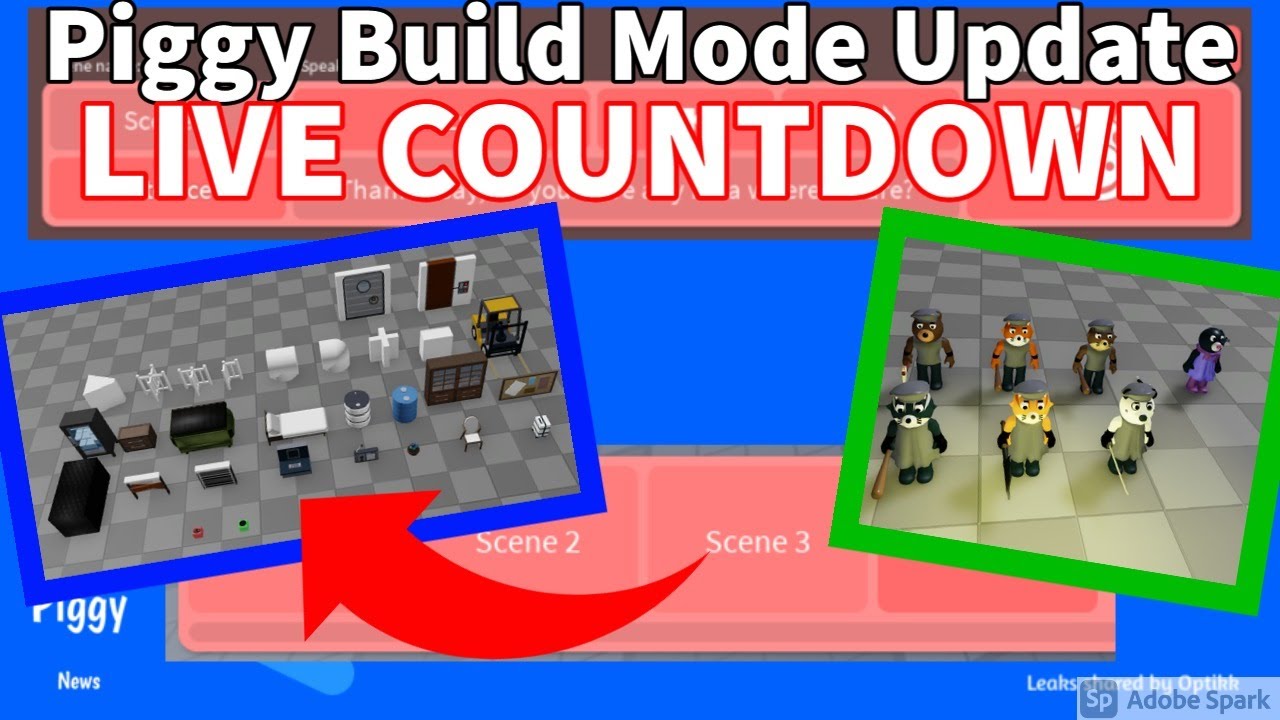 Piggy: Build Mode LIVE!!! New Update BIG COUNTDOWN!!! - Roblox Piggy ...