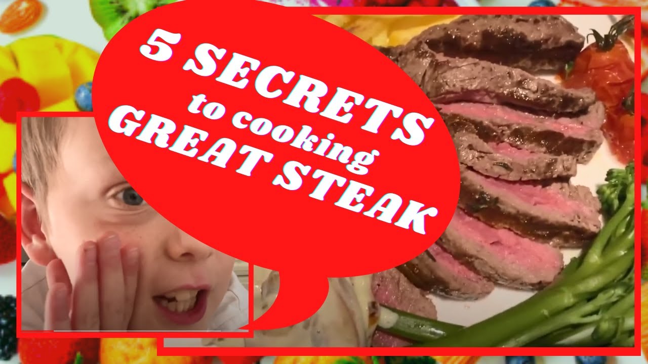 How to cook STEAK | 5 Tips | Cooking with kids - YouTube