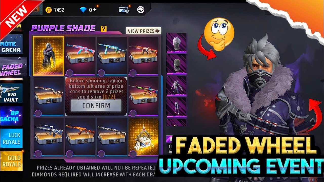 Free Fire Purple Shade Bundle Return !! 🇮🇳 Free Fire Upcoming Event new ...