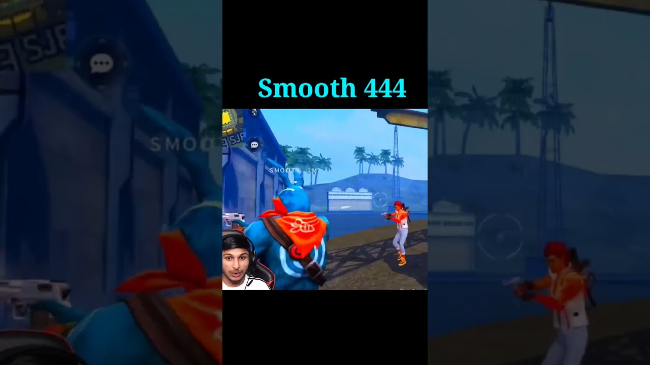 smooth 444 gameplay || nonstop reaction || op gameplay || smooth 1v4 ...