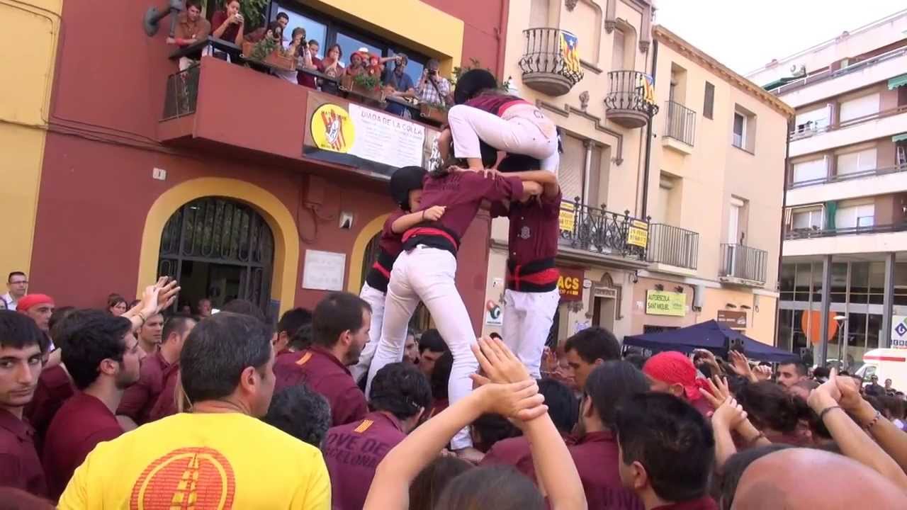 Castell Colla Jove Barcelona - YouTube