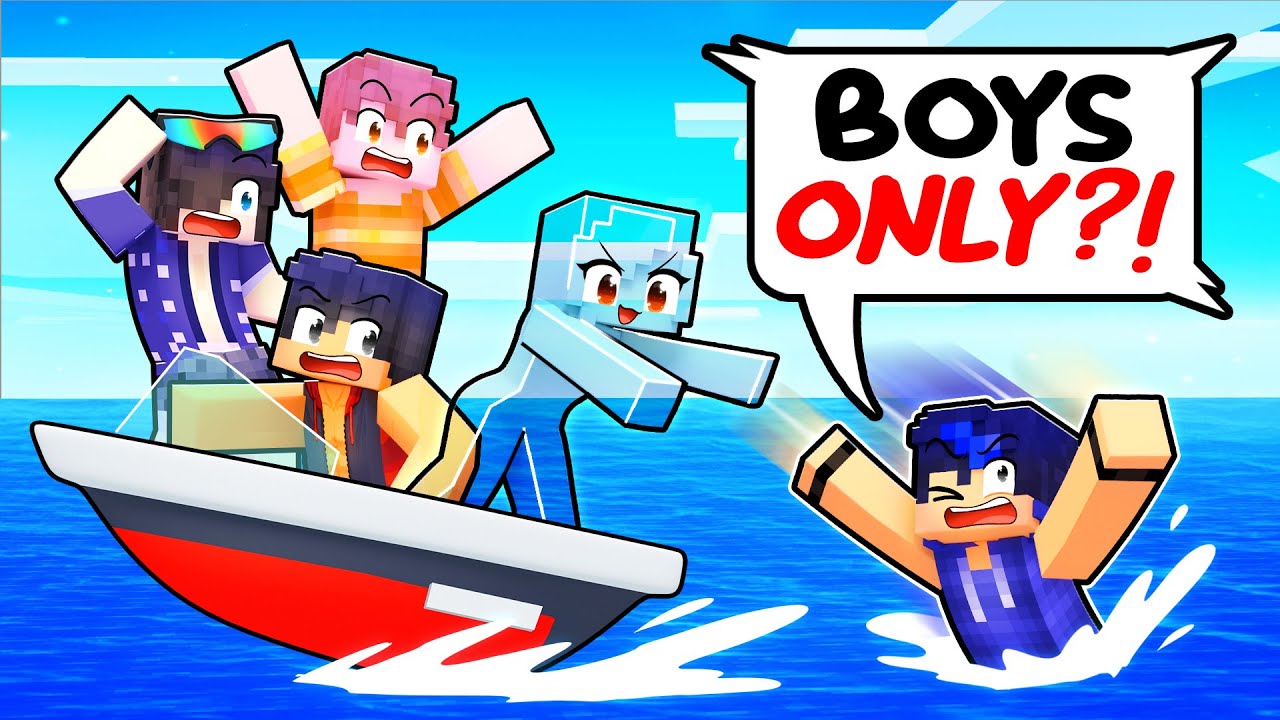 INVISIBLE GIRL on a BOYS ONLY Vacation! - YouTube