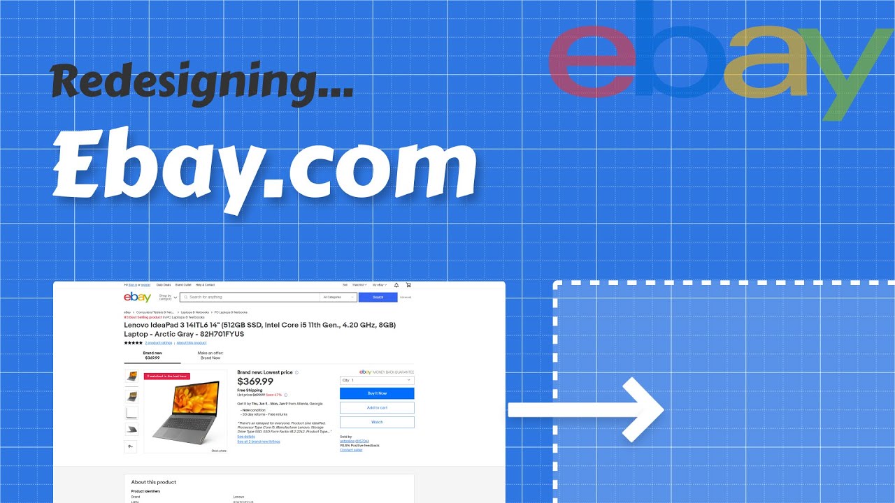So I redesigned eBay's product page... - YouTube