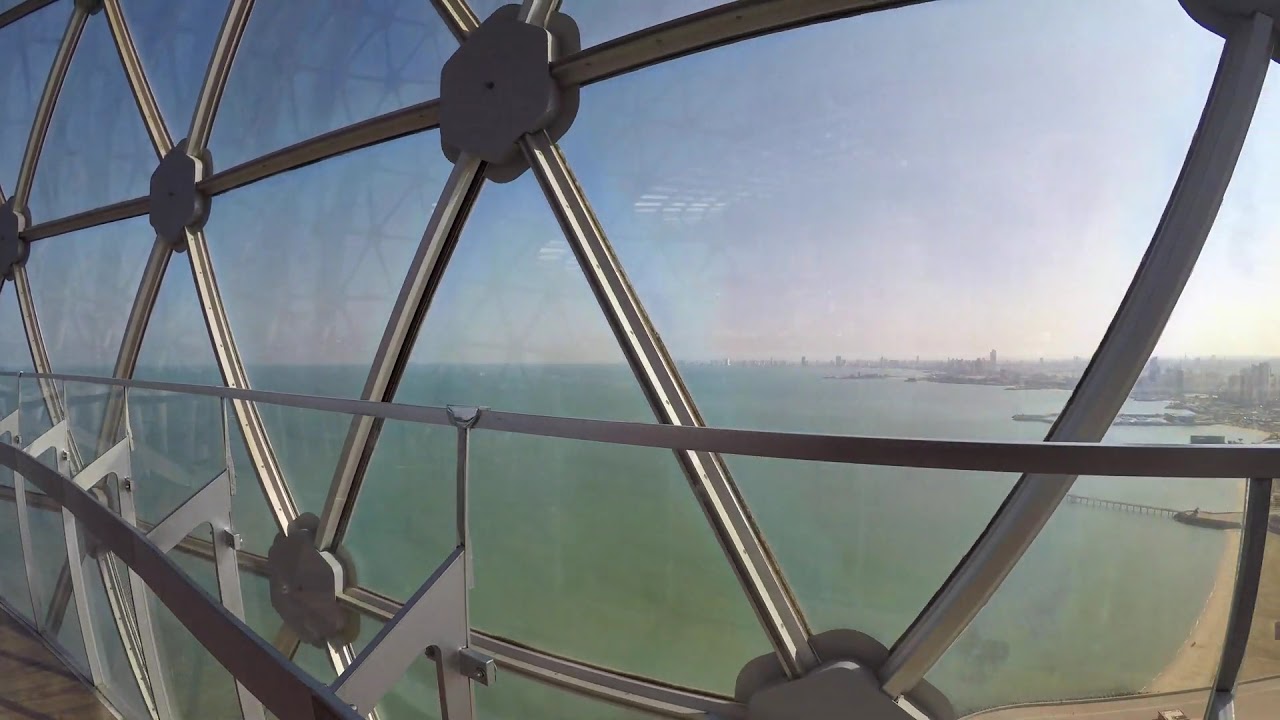 Sphere View Time-Lapse inside the Kuwait Towers [CC] - YouTube