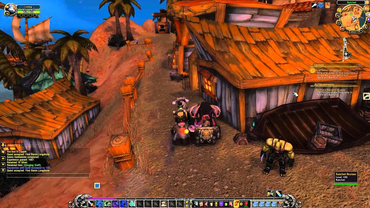 Find Baron Longshore Quest Playthrough - Northern Barrens - YouTube