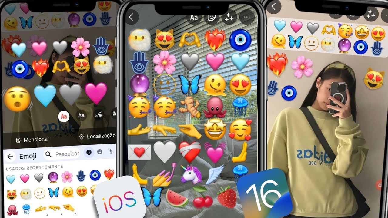 COMO TER EMOJIS DE IPHONE NO INSTAGRAM DO ANDROID ATUALIZADO 2023 ...