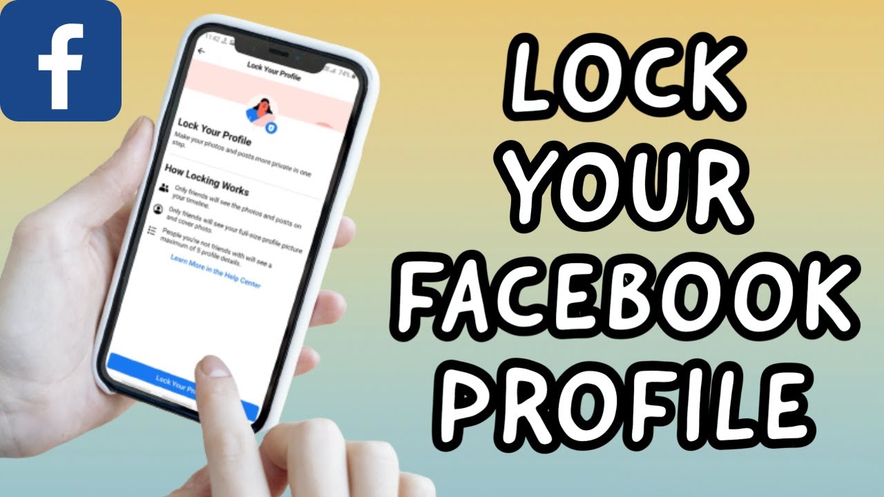 How To Lock Your FACEBOOK Profile (EASY TUTORIAL) - YouTube