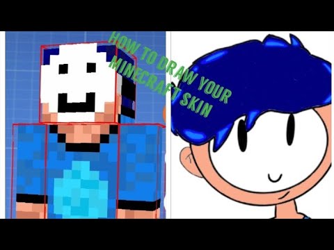 How to draw your Minecraft skin - YouTube