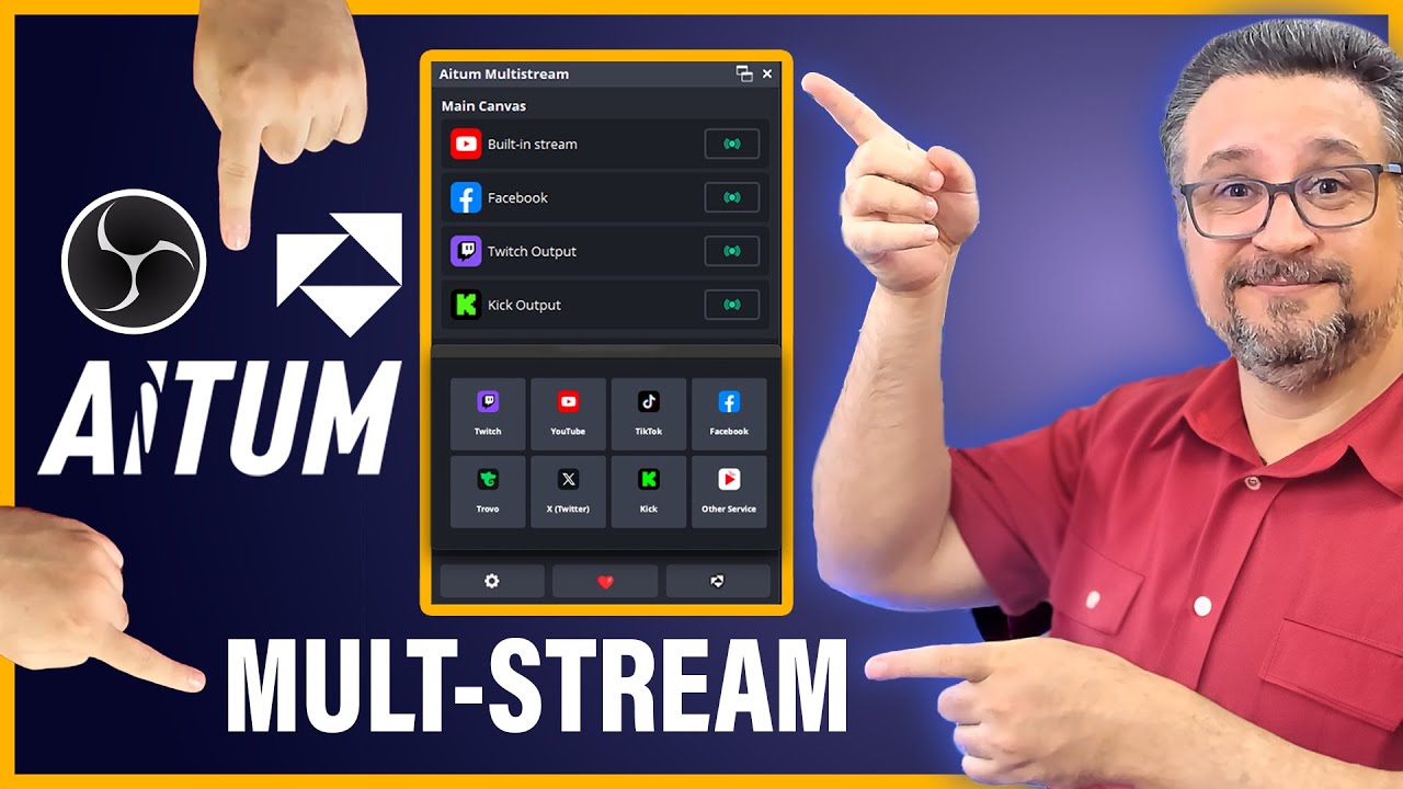 Aitum MultiStream: Como Fazer MULTISTREAM Horizontal e Vertical no OBS ...