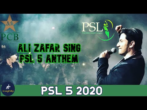 Ali Zafar New Song For PSL | PSL 5 2020 | Anthem - YouTube