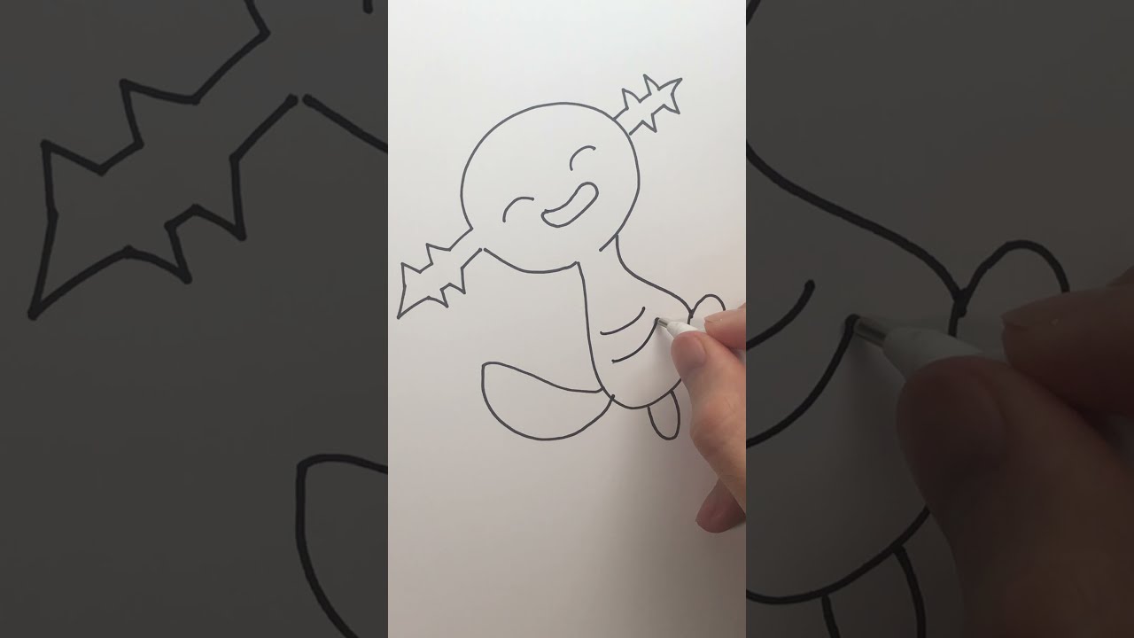 How to draw a wooper pokémon #shorts - YouTube