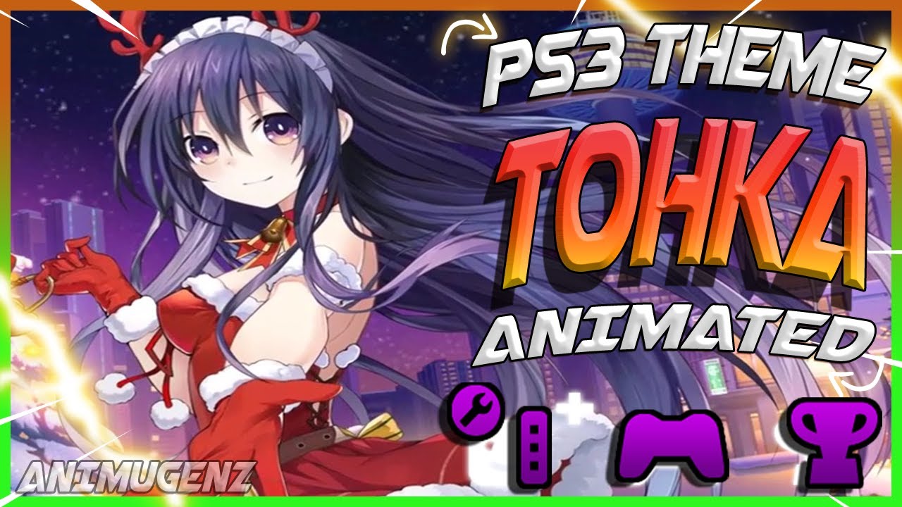 『PS3』Date A Live 🗡️🎄 Yatogami Tohka Christmas PS3 Animated Theme | Request #108 - YouTube