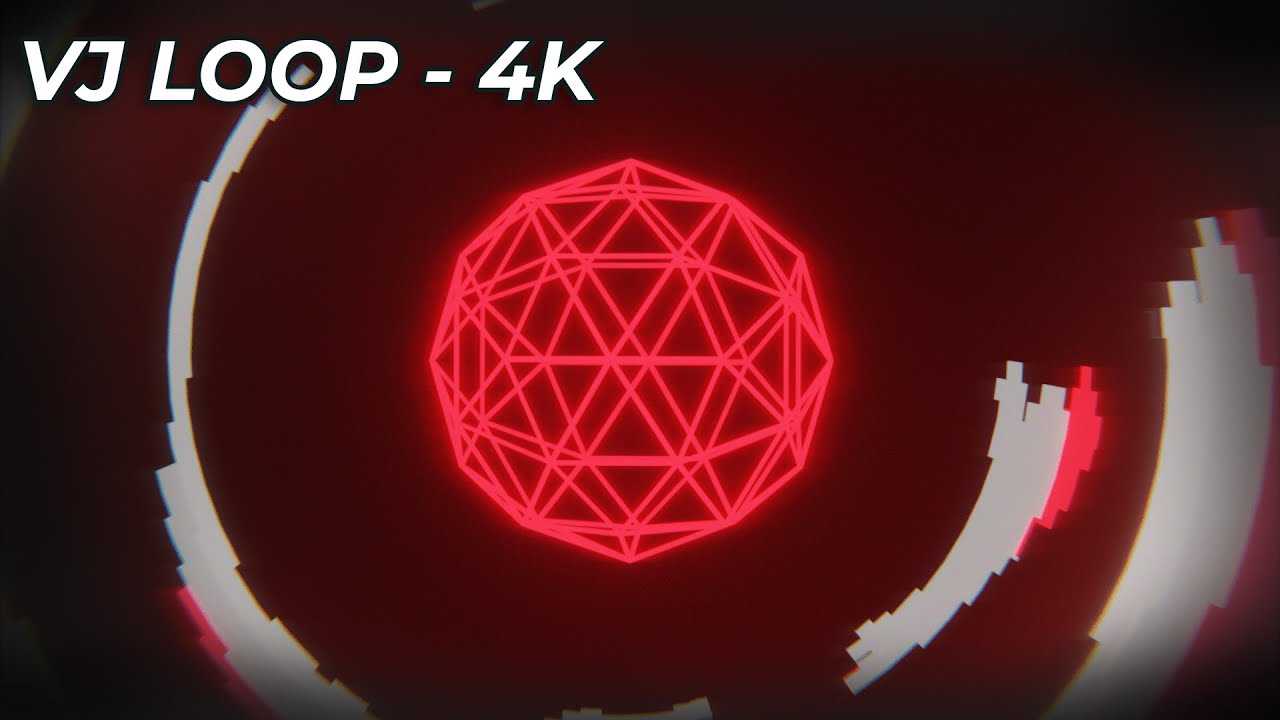 VJ Loop - RED CELL - 4k Resolution animated motion background - YouTube