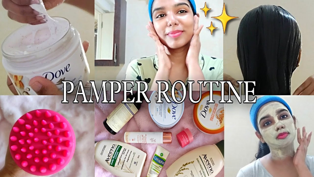 My Pamper Routine ️ Haircare, Skincare, Body care with best beauty ...