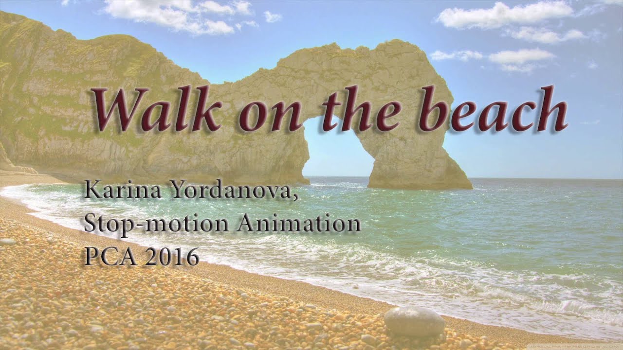 Walk on the beach - Animation project - YouTube