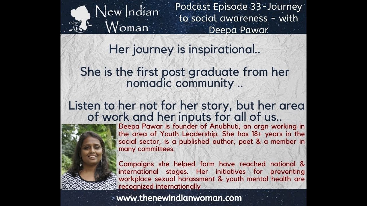 Journey to social awareness - with Deepa Pawar - Episode 33 Hindi ...