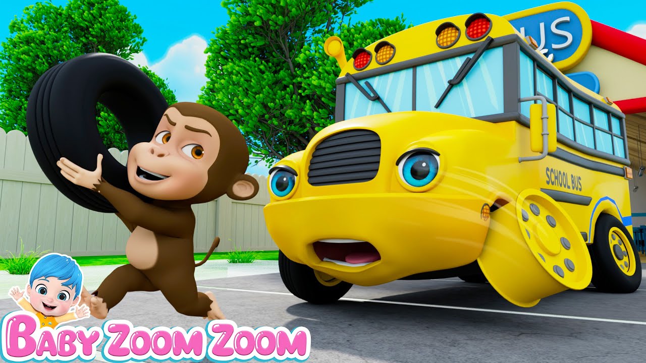 Bus Lost Its Wheel | I Lost my Wheel | Kids Songs & Nursery Rhymes ...