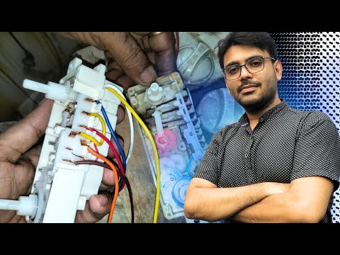Washing Machine Timer Repair at Home 6 Wair Timer - YouTube