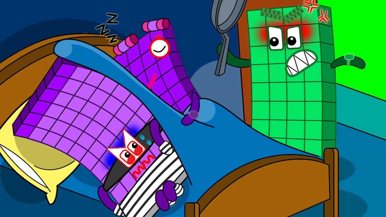 OMG Stranger Broke Into Our House! Fakes Numberblocks 40 l Numberblocks ...