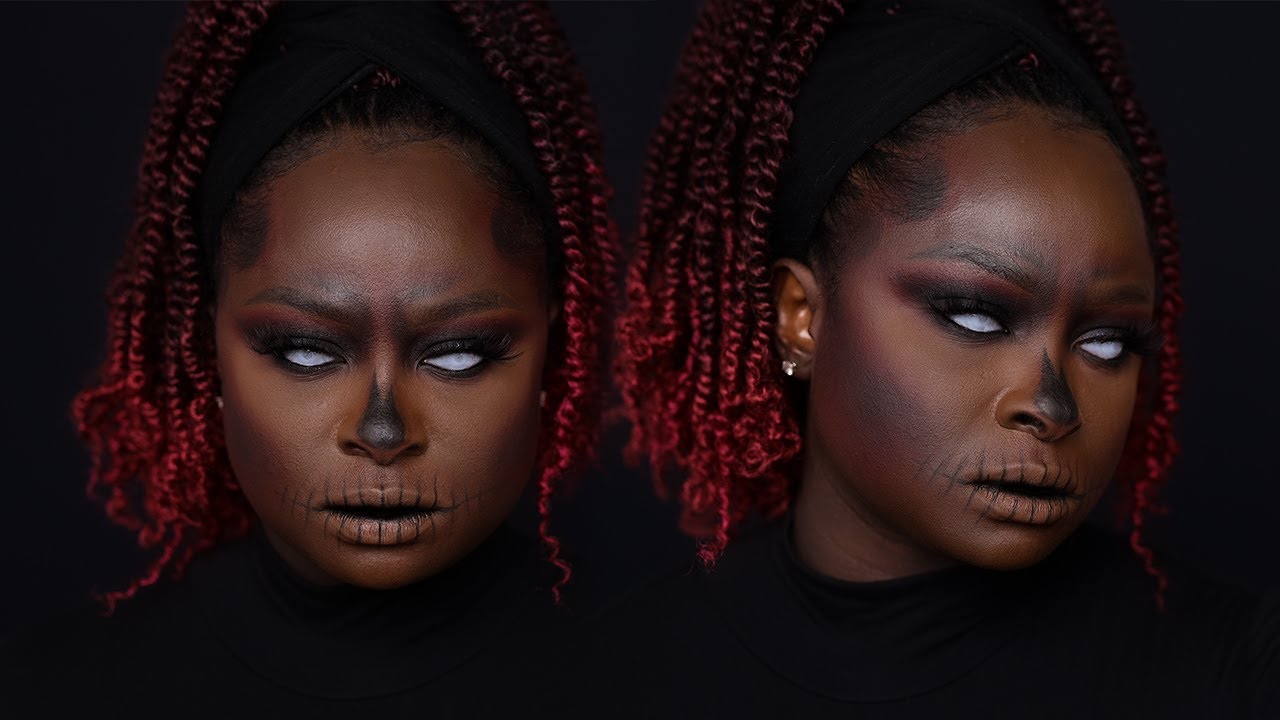 BASIC SKULL LOOK PERFECT FOR VIRTUAL & IRL EVENTS | HALLOWEEN2020 - YouTube