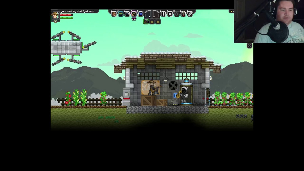 band Practice in the Barn StarBound EP 4 The lab - YouTube