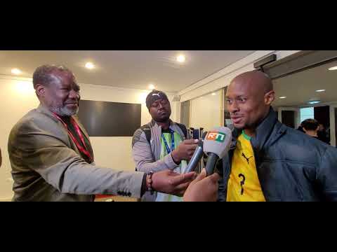 Interview d'après-match (Côte d'Ivoire - Togo) avec l'attaquant togolais Euloge Placca Fessou