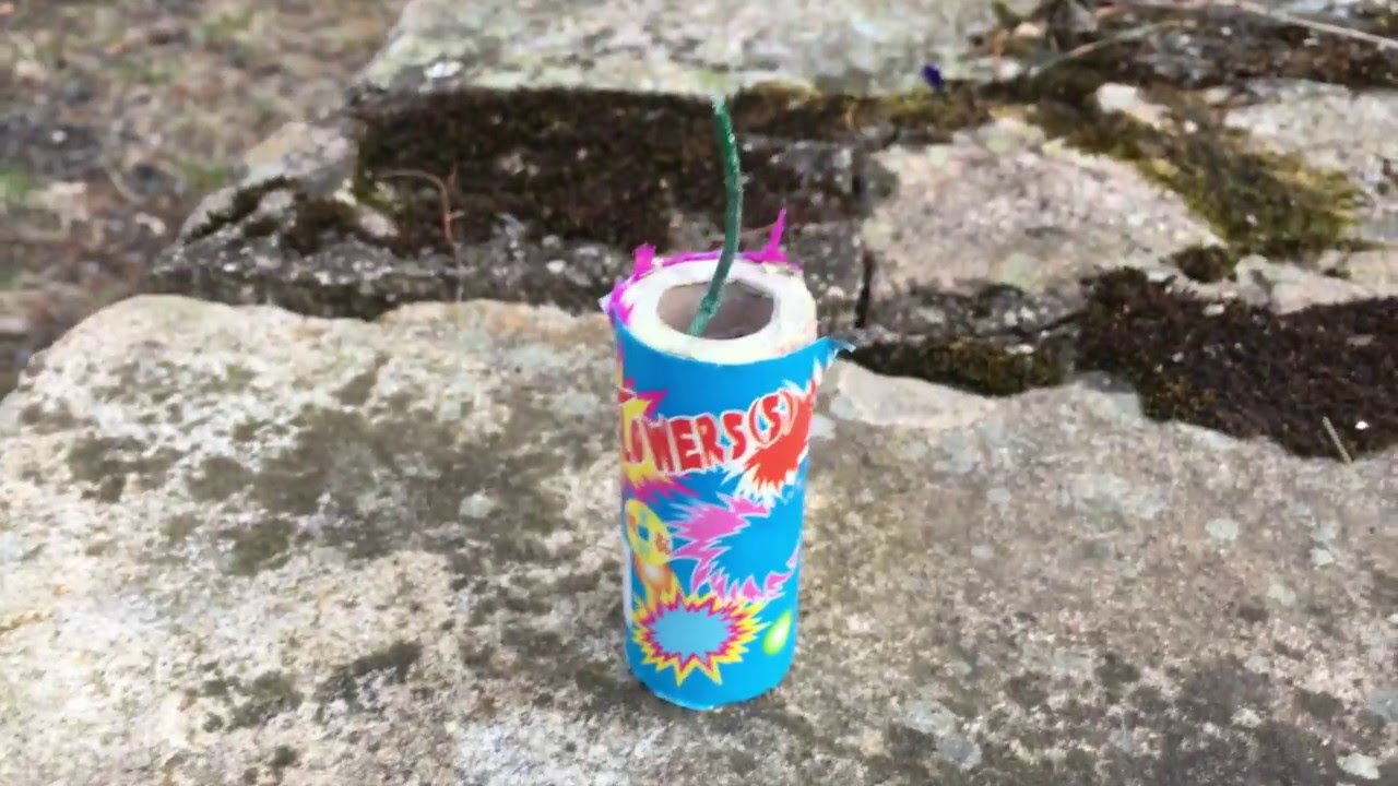 Boom Flower firework compare to a Quarter Stick!? - YouTube