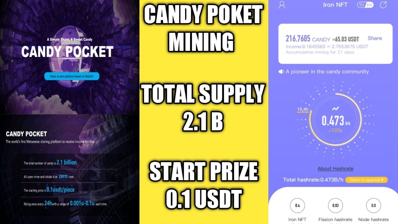 How to create Candy Poket Mining App Account - YouTube