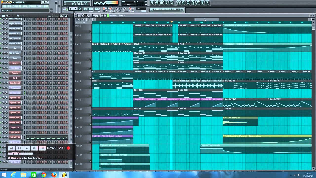 ELECTRO/COMPLEXTRO - FL Studio - Blitz (Original Mix) - Xielo - Playthrough - YouTube
