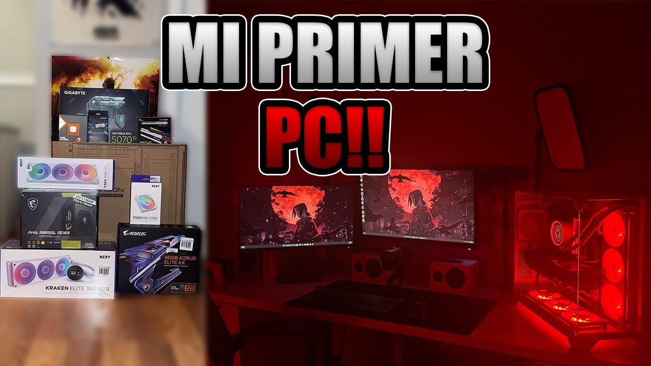 ARMANDO MI PRIMER PC CON LA NUEVA TARJETA GRAFICA "5070 Ti" - YouTube