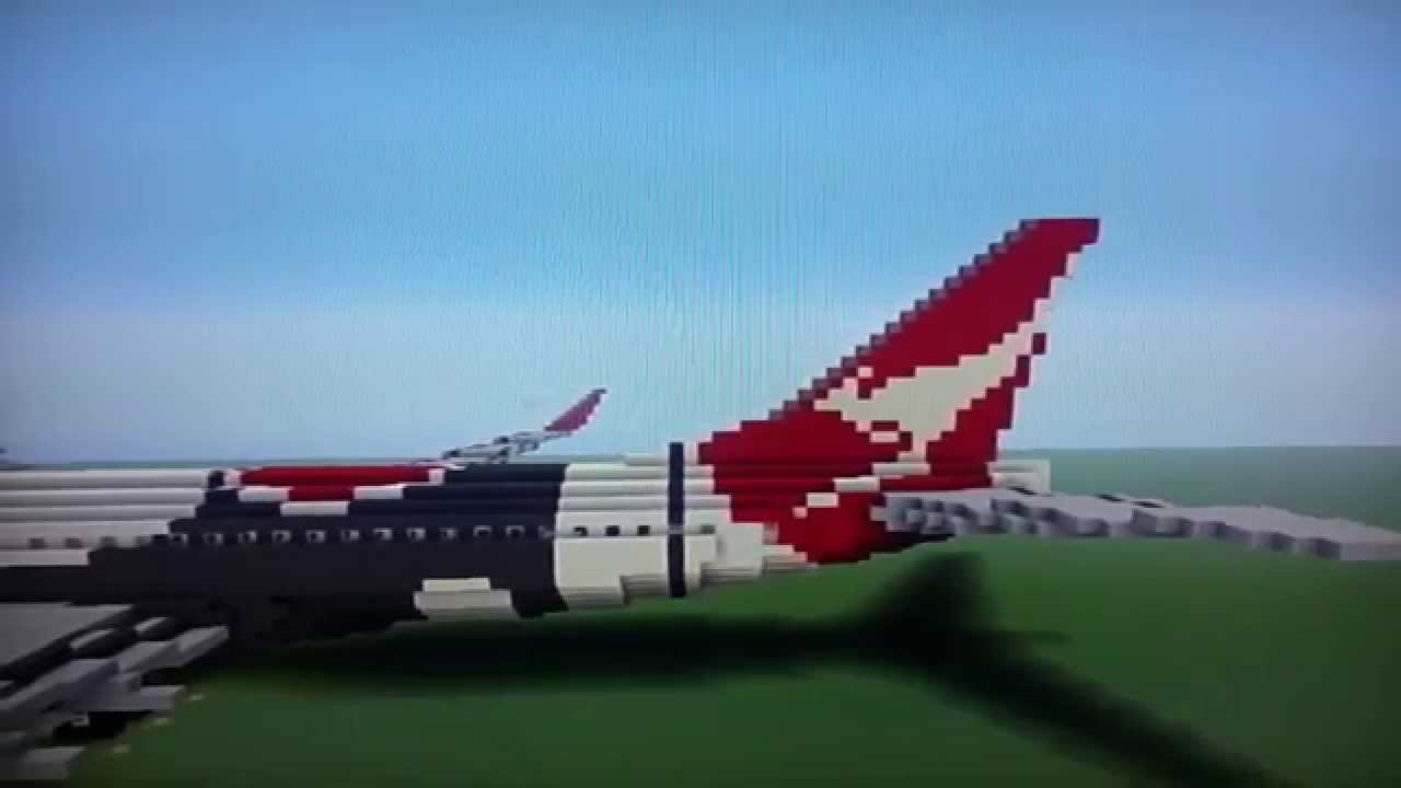 Minecraft Boeing 737-800 (Qantas Airlines ) - YouTube