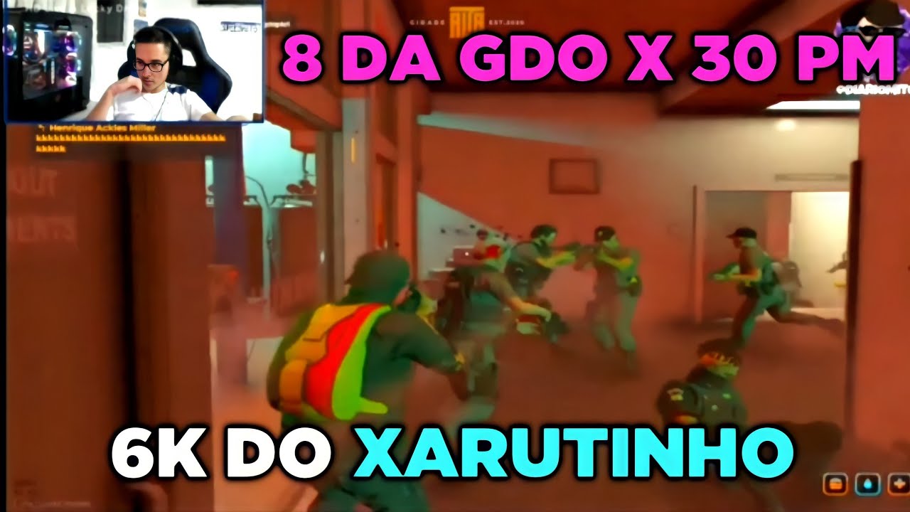 GDO CONTRA TODOS OS PM DO CIDADE ALTA NO NIÓBIO! GTA RP (6k xarutinho ...