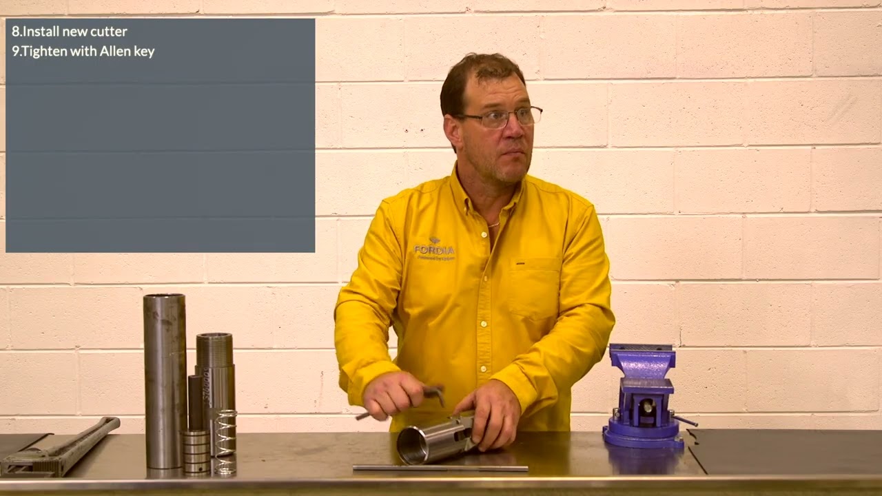 Casing Cutter Assembly replacing the Cutters - YouTube