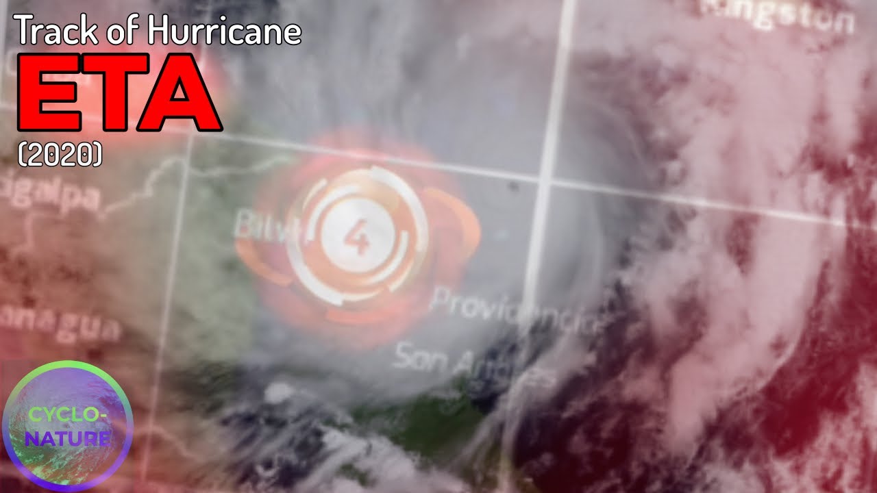 Track of Hurricane Eta (2020) - YouTube