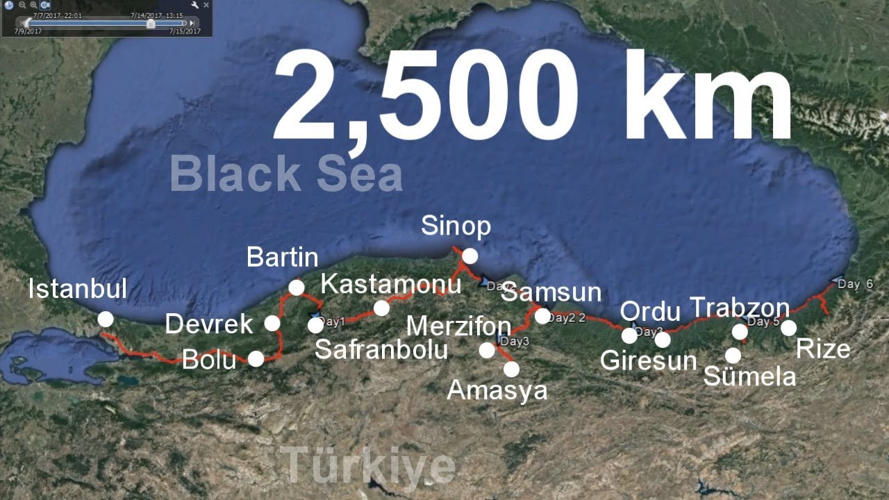 KARADENIZ Track 2500 km - YouTube