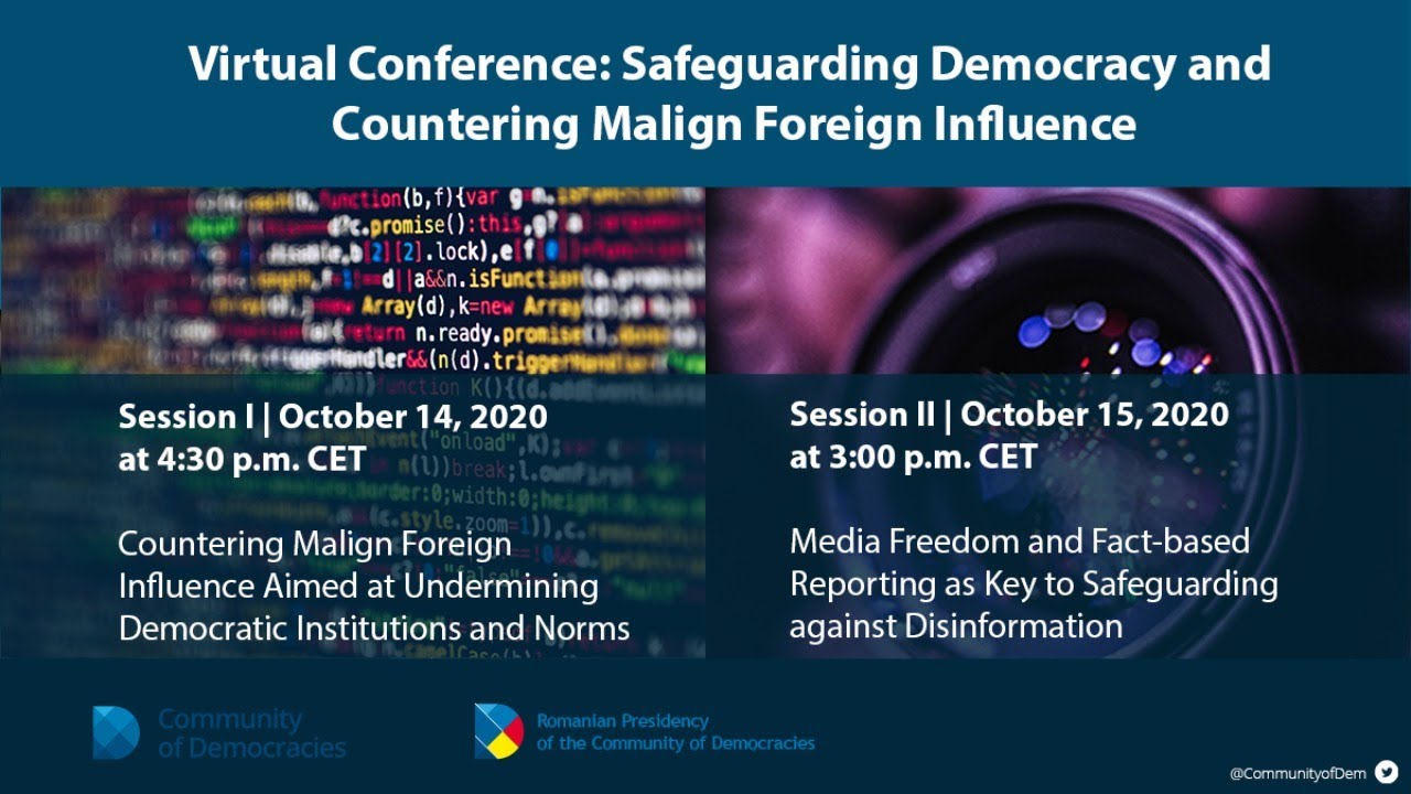 Safeguarding Democracy and Countering Malign Foreign Influence Virtual ...