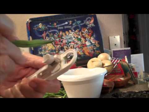 How to French Cut String Beans - YouTube
