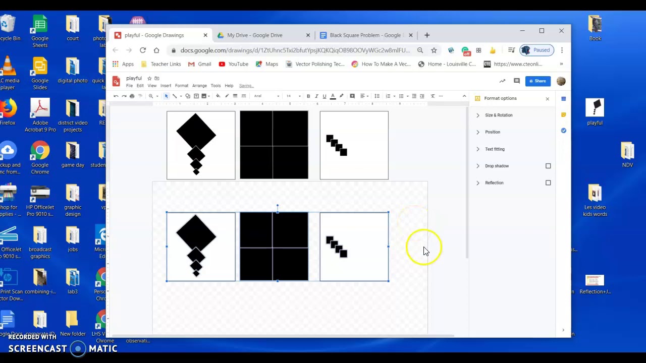 how to turn in Black Square Problem - YouTube
