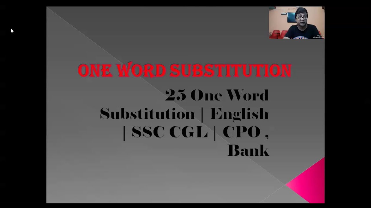 25 Most Important One Word Substitution English IBPS RRB SSC CGL 25-most-important-one-word-substitution-english-ibps-rrb-ssc-cgl