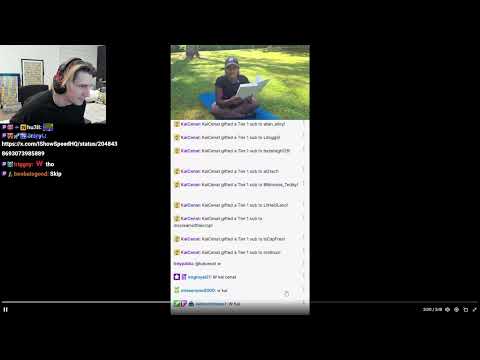 Kai Cenat randomly finds a 0 views streamer reading the same book he is and donates subs
