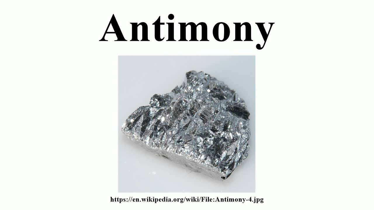 Antimony - YouTube