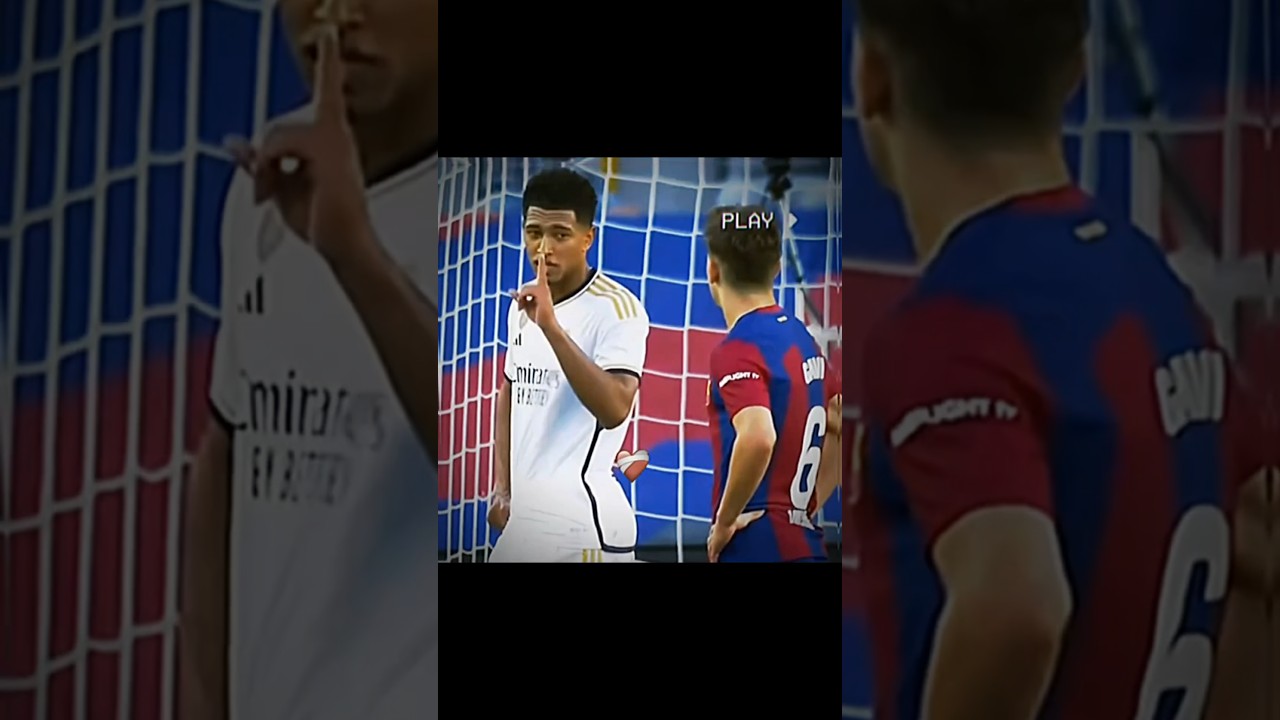 Bellingham vs Gavi🤫 #elclassico #football - YouTube
