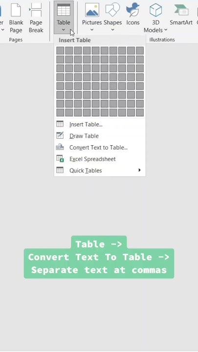 Simple Table....#word #microsoftword #tutorial #fyp - YouTube