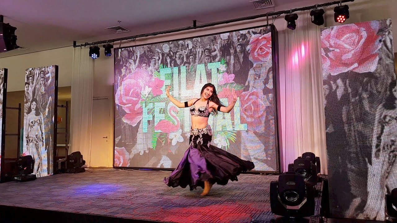 Leilah Belly Dancer Performance | Eilat Festival 2019 - YouTube